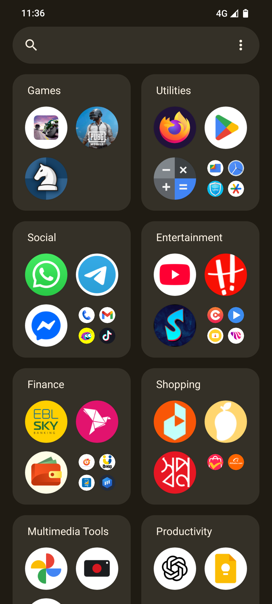 Moving apps inside smart app drawer