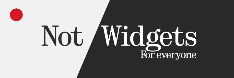 NotWidgets | Nothing OS styled Widgets for PC