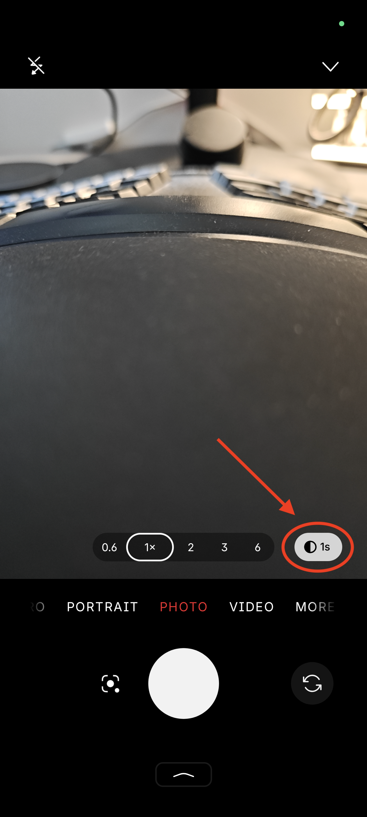 What's the meaning of the 1s icon in the camera app? - Nothing Community