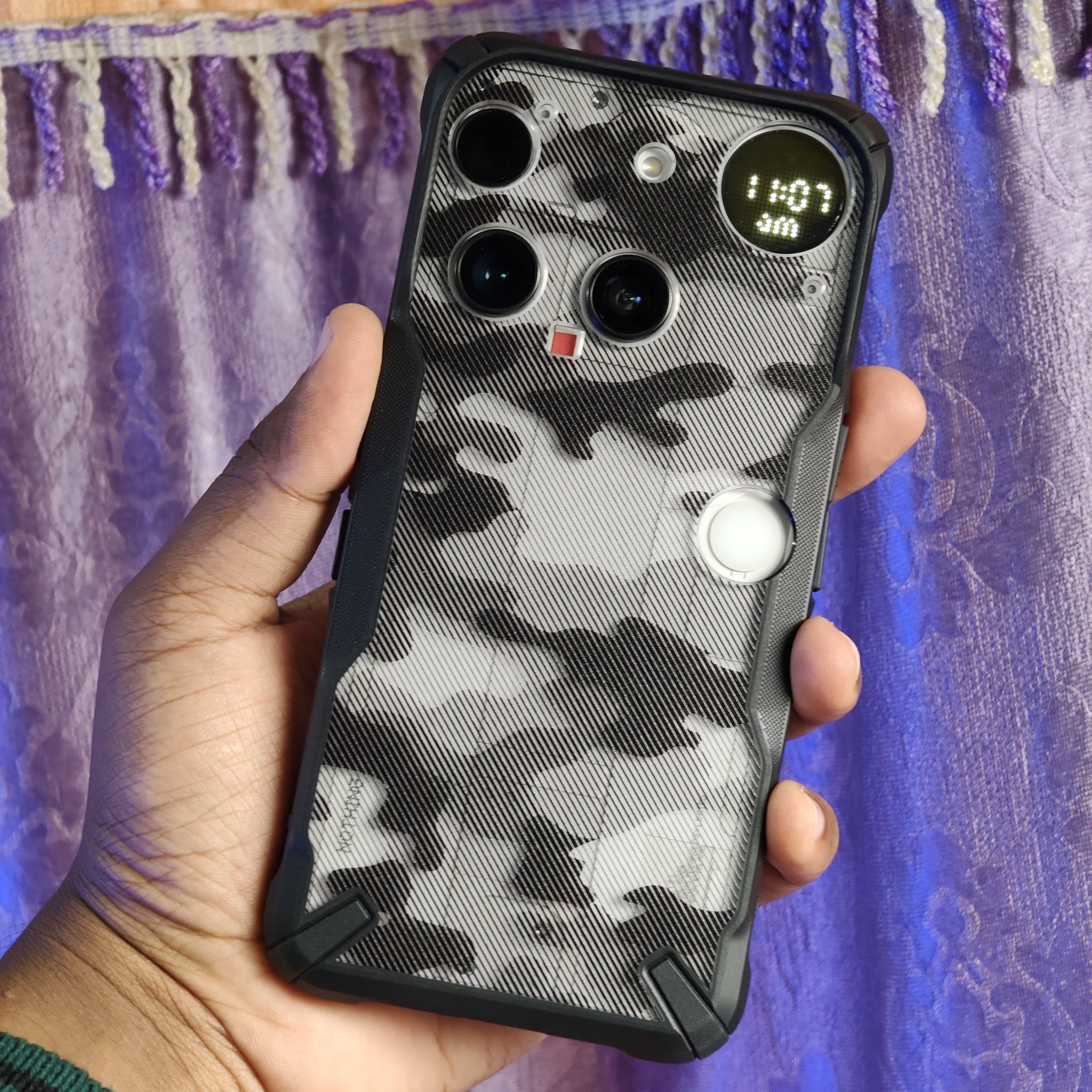 Ringke Fusion-X Cases for Nothing Phone (3) – Camo Black…