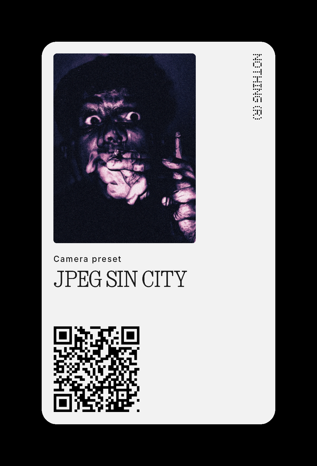JPEG SIN CITY- A Nothing camera preset. - Nothing Community