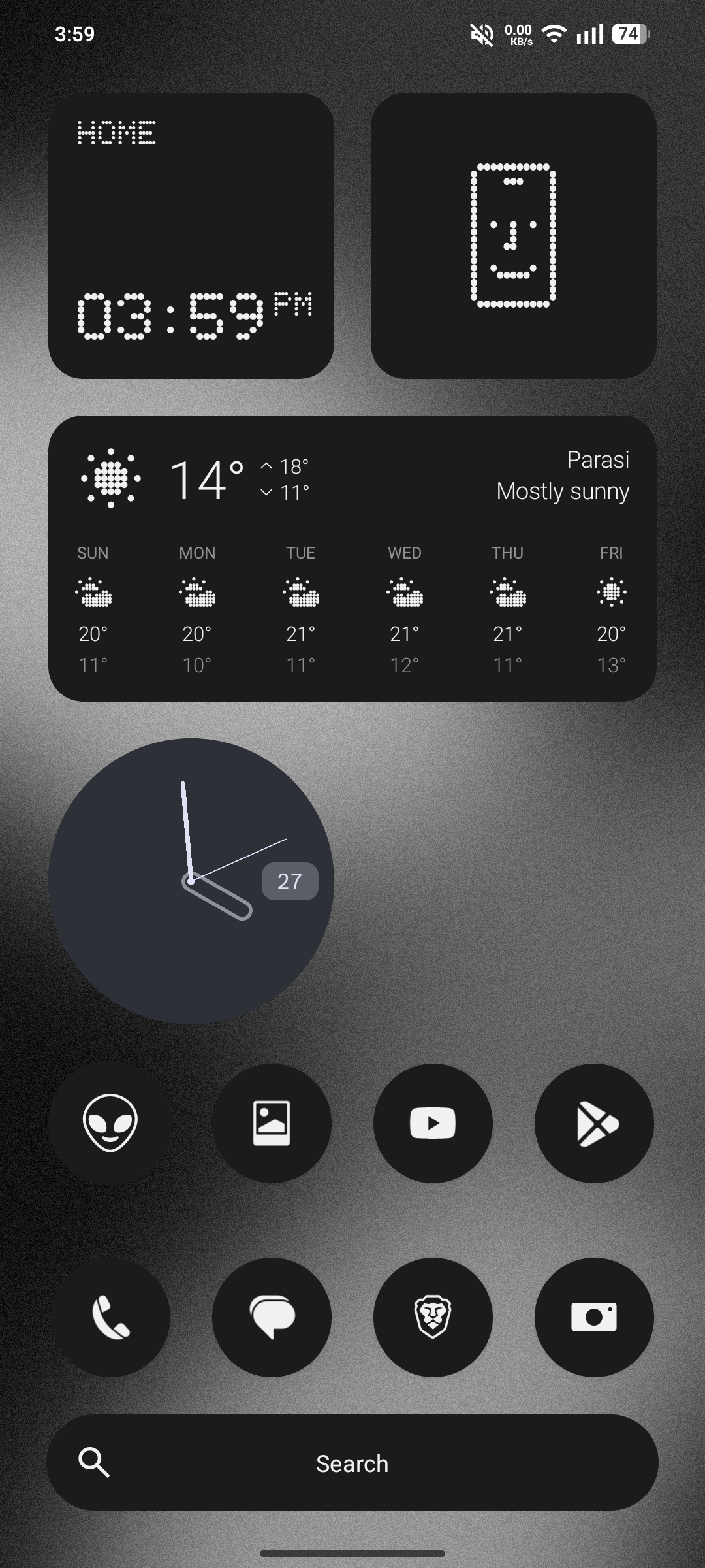 Color of widgets aren't true black:(