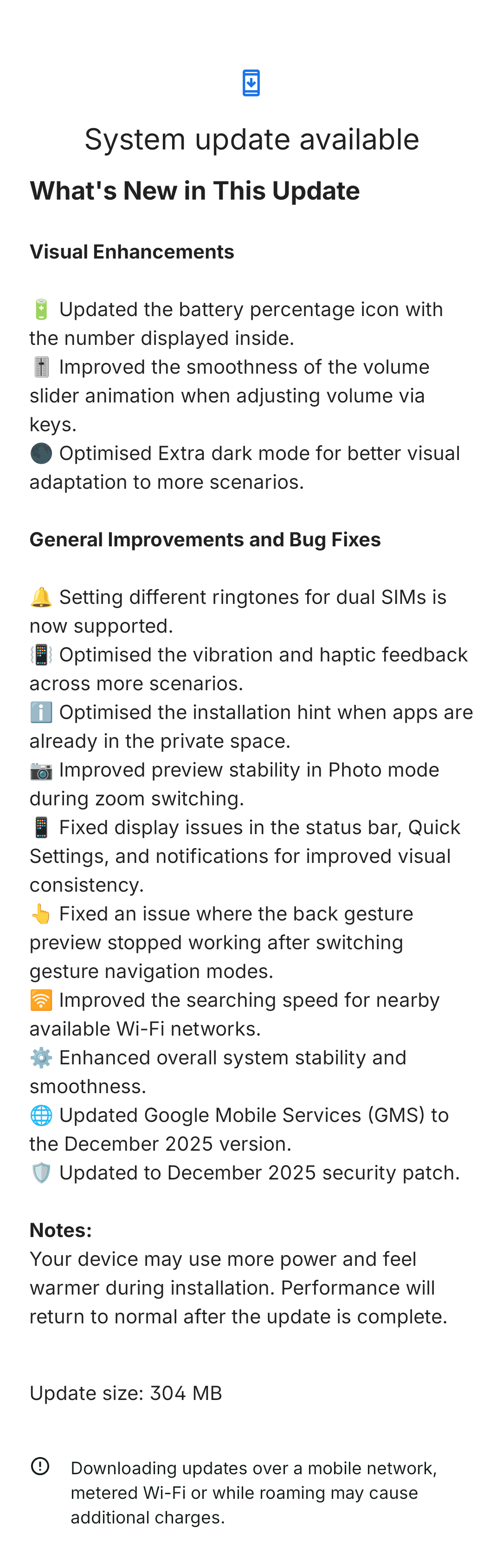 Battery Drain Issue After December Security Patch Update…