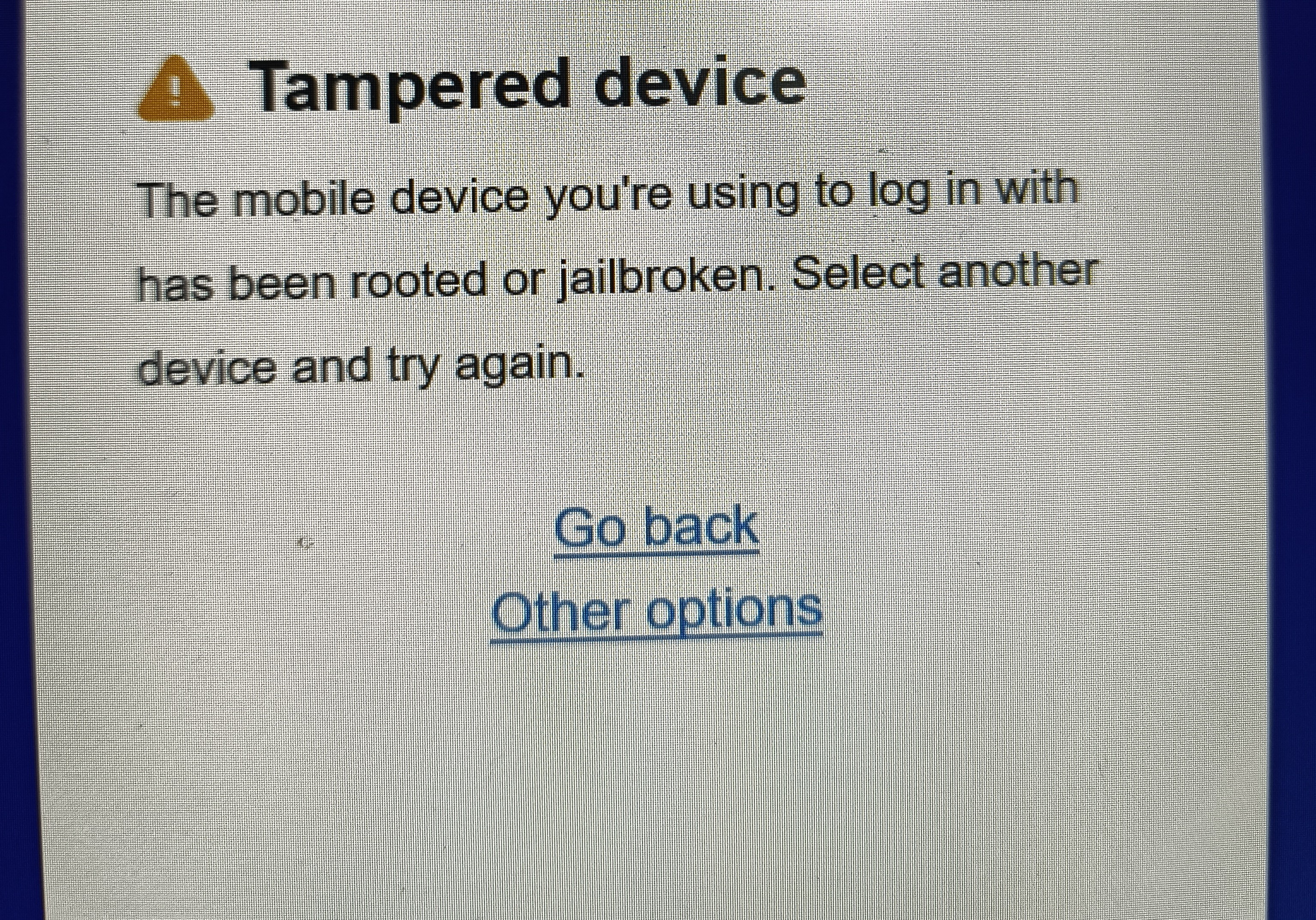 Unable to Log in to Work Apps (Duo) Due to Rooted/Tampered…